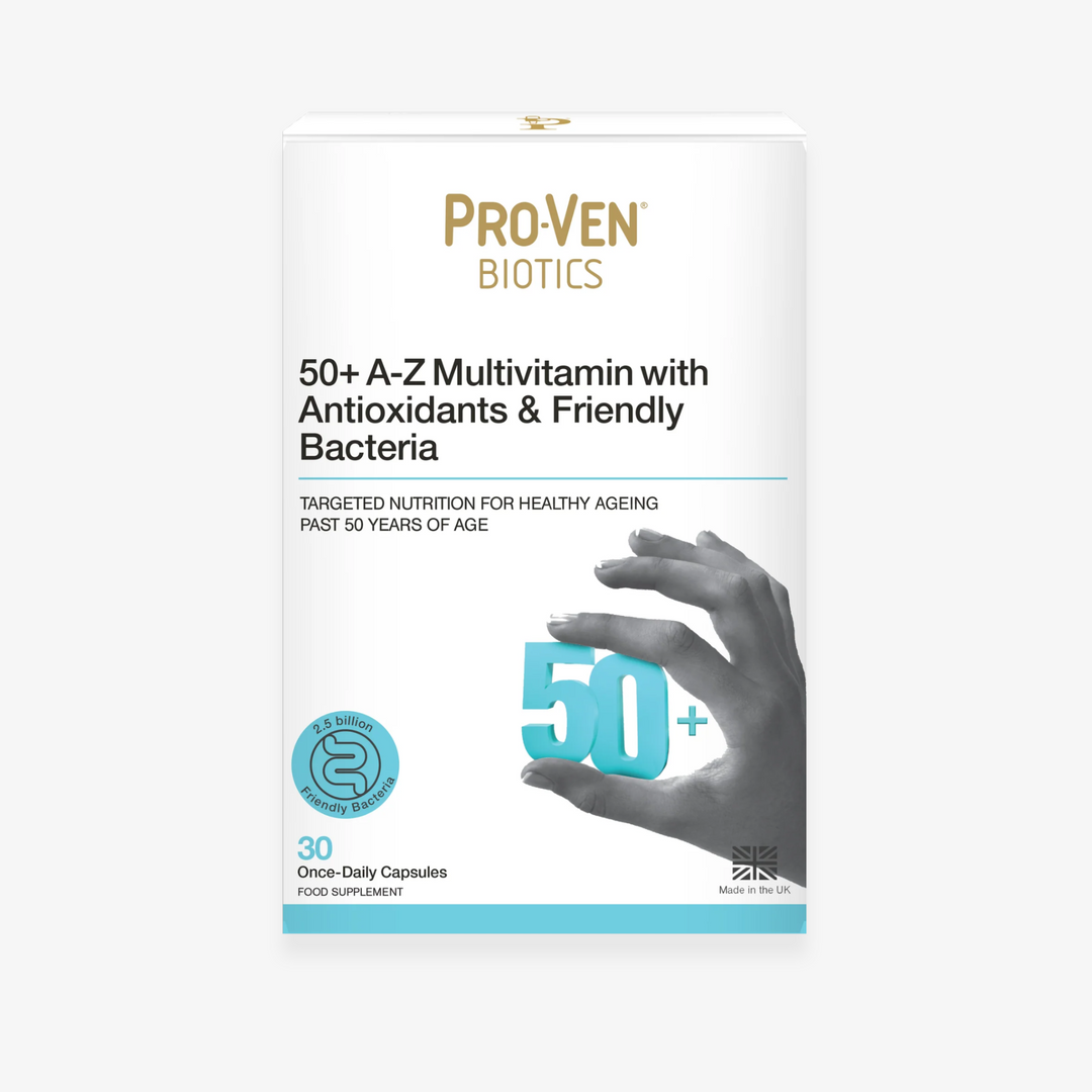 50+ A-Z Multivitamin | Complete Nutrition with Friendly Bacteria ...