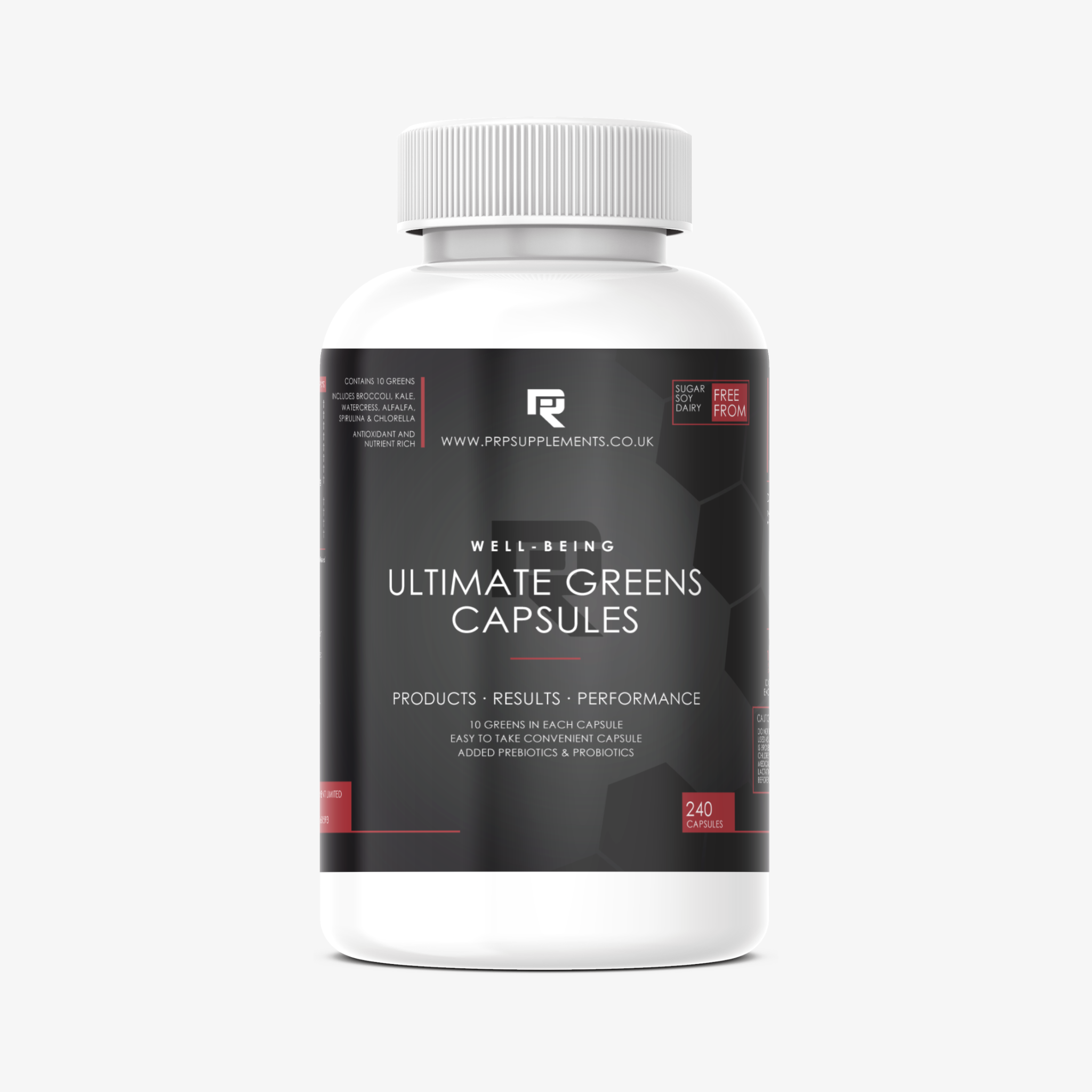 Ultimate Greens Capsules | 10 Superfoods for Energy & Immunity ...