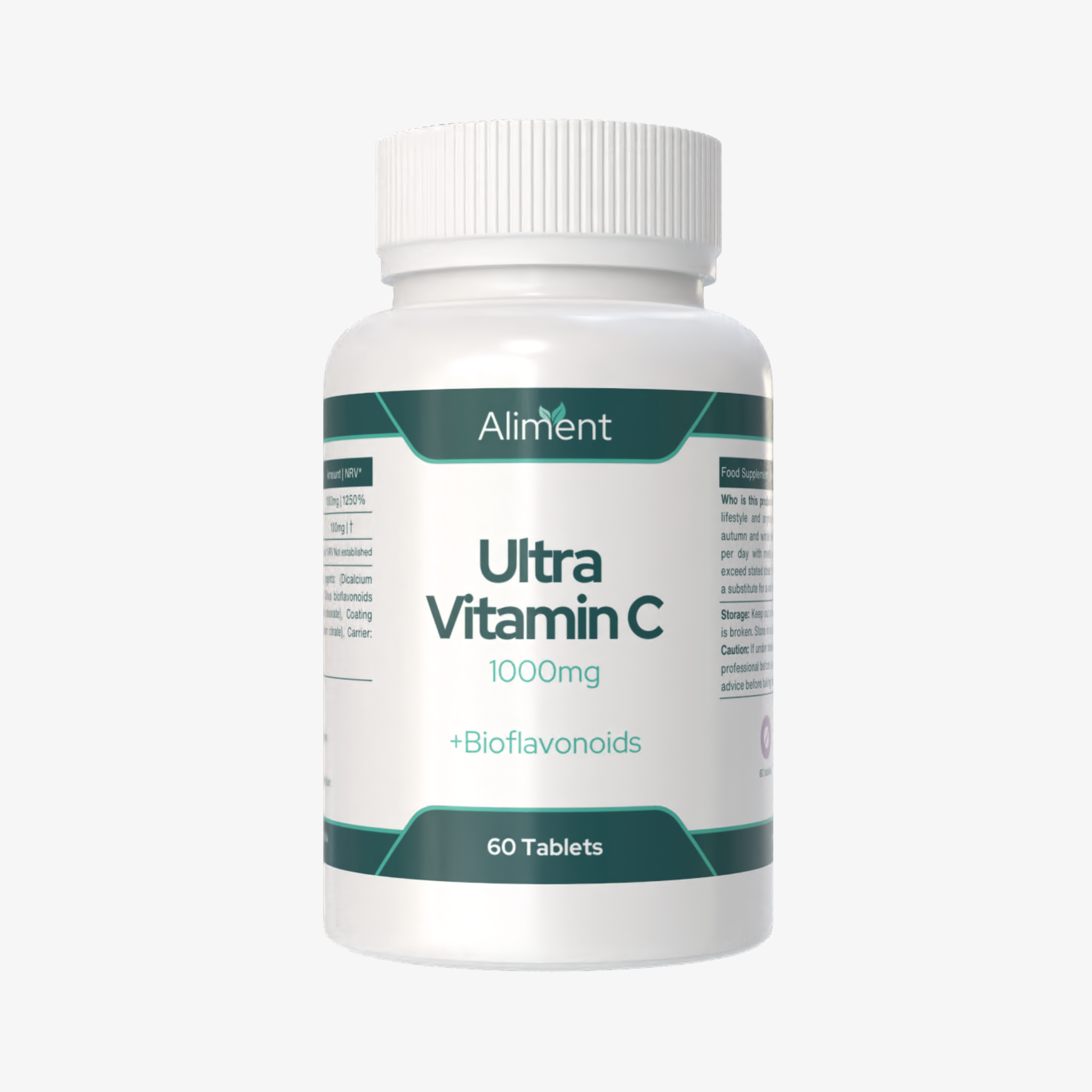Ultra Vitamin C 1000mg Tablets | Immune & Collagen Support – Aliment ...