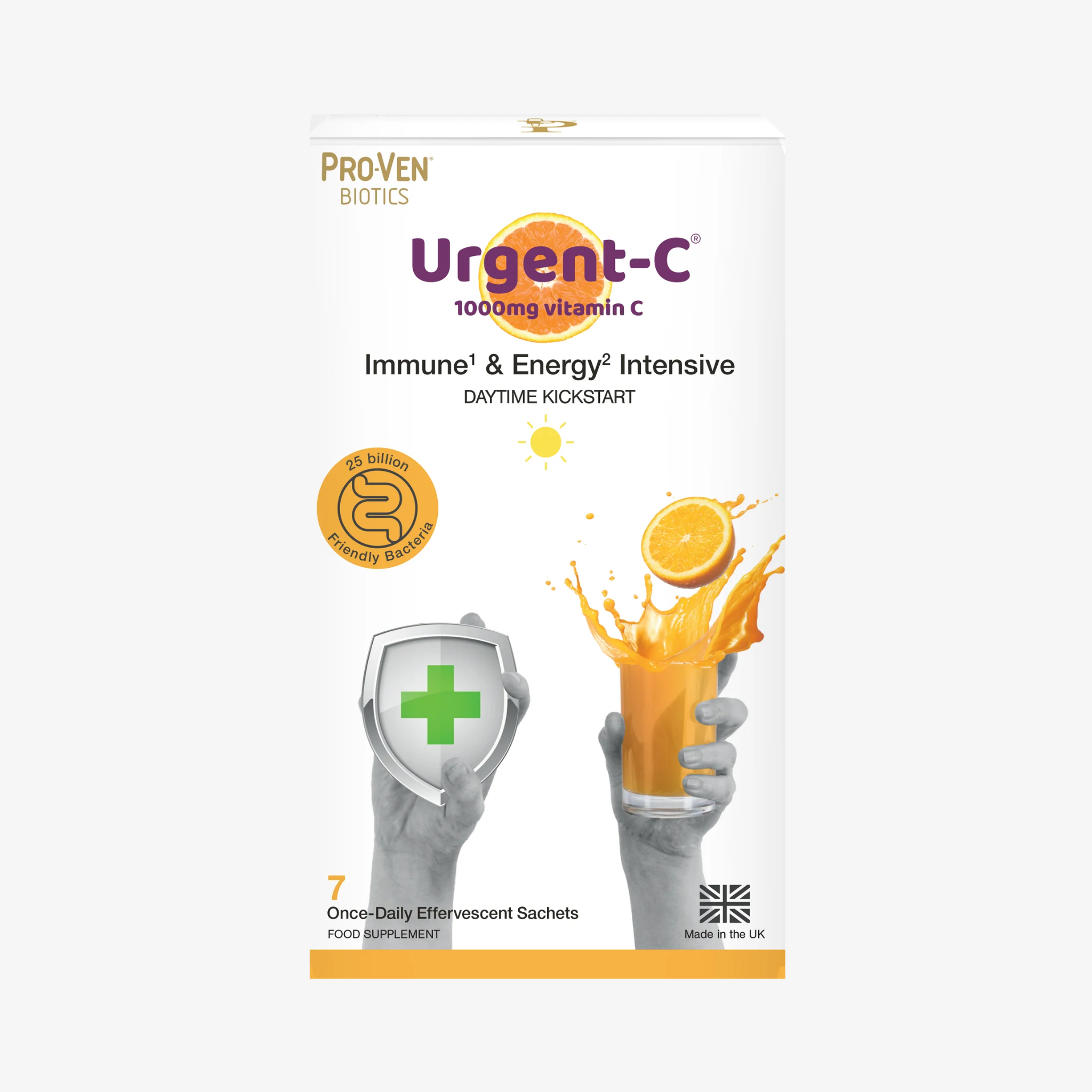 Urgent-C Energy & Immune Drink | Vitamin C, Probiotics, Caffeine ...
